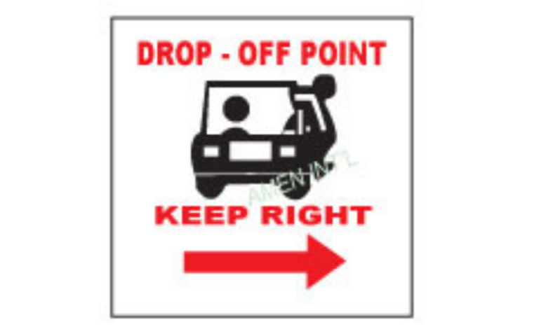 Drop Off Point Sign Singapore | Amen International Pte Ltd