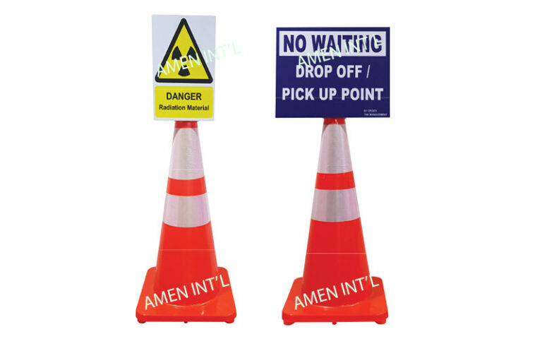PVC Cones With Signage Singapore | Amen International Pte Ltd