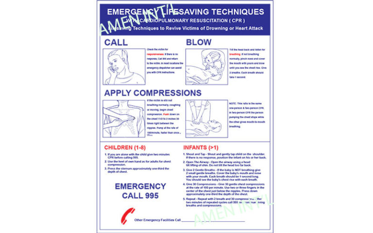 CPR Sign in Singapore | Amen International Pte Ltd